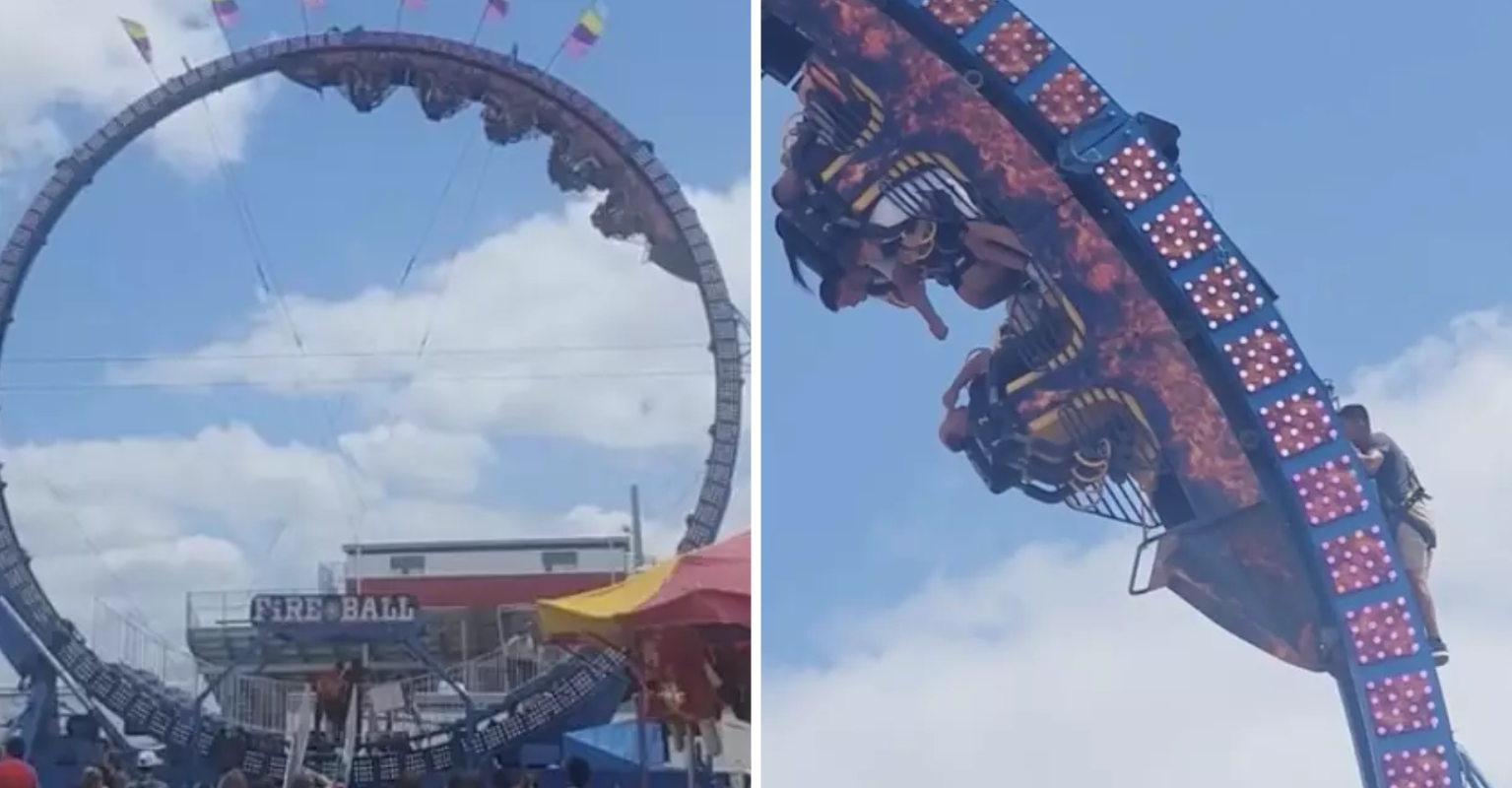Rollercoaster Riders Get Stuck Upside Down For Three Hours After Ride ...