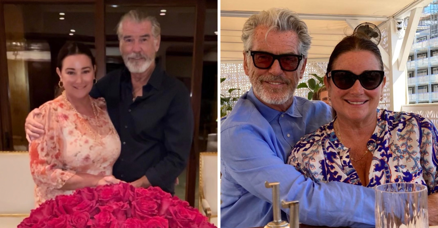 Pierce Brosnan Gifts Wife Keely 60 Roses For Her 60th Birthday