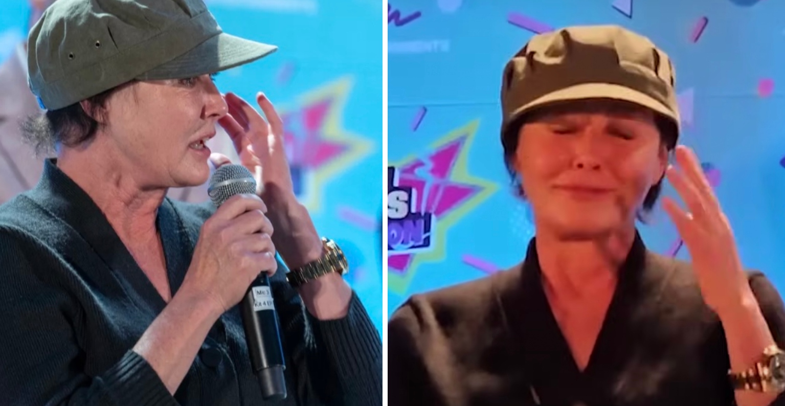 Shannen Doherty Tears Up As She Receives Standing Ovation During '90210 ...