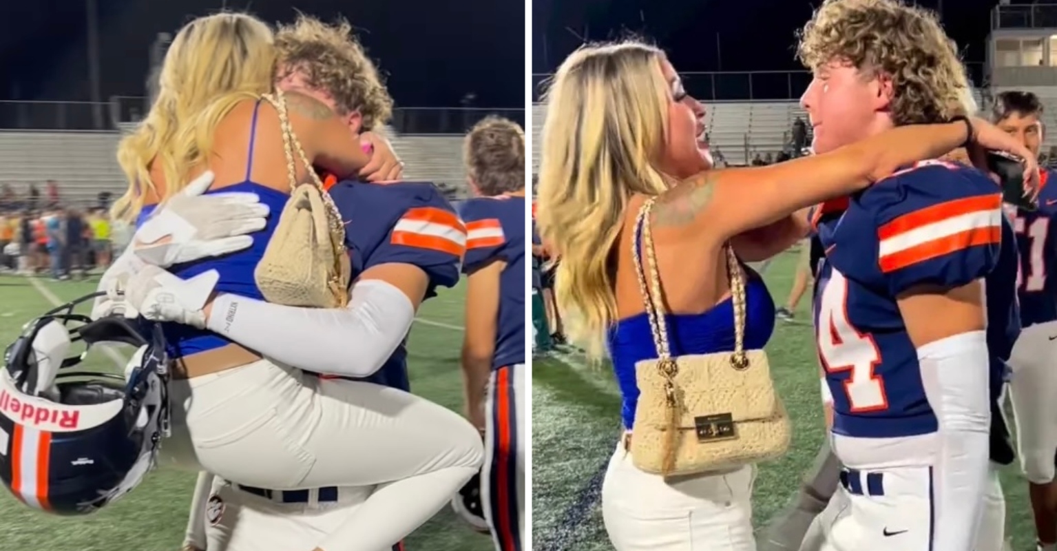 Mom Defends Video Of Her Hugging Son Following Backlash
