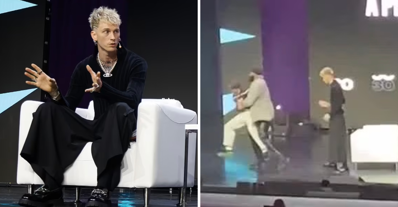 Machine Gun Kelly Forced To Apologize For 'Primal Reaction' After Fan ...