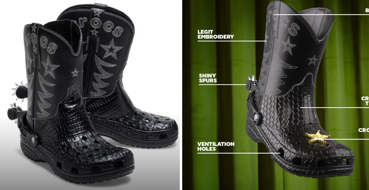 You Can Now Buy Cowboy Boot Crocs