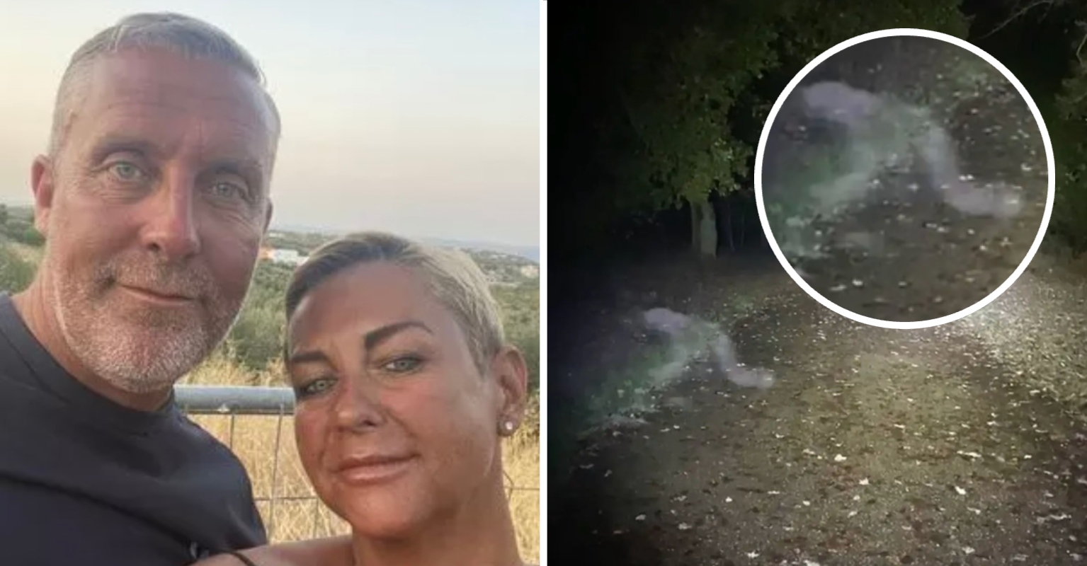 Couple Walking Dog Come Across Sinister Figure And People Are Divided ...