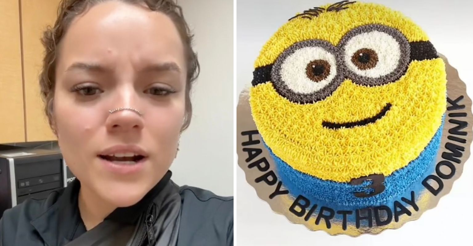 Mom Horrified After Ordering Minion Birthday Cake And Receiving ...