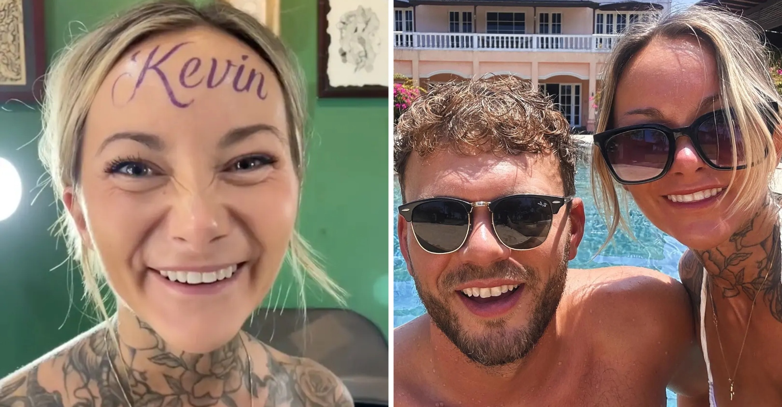 Woman Who Got Boyfriend Kevin's Name Tattooed On Forehead Insists It's ...
