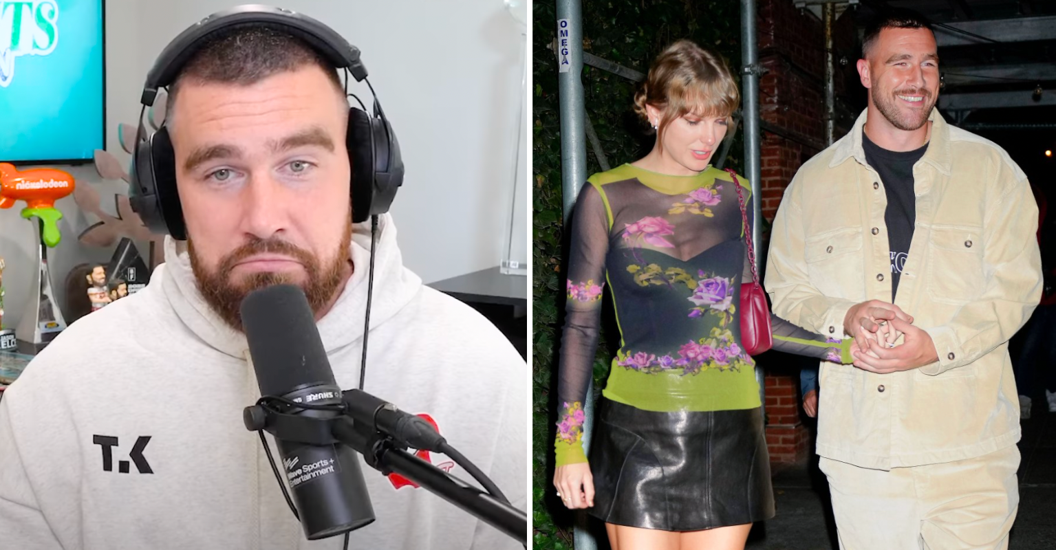 Travis Kelce Accidentally Lets Adorable Nickname For Taylor Swift Slip During Podcast