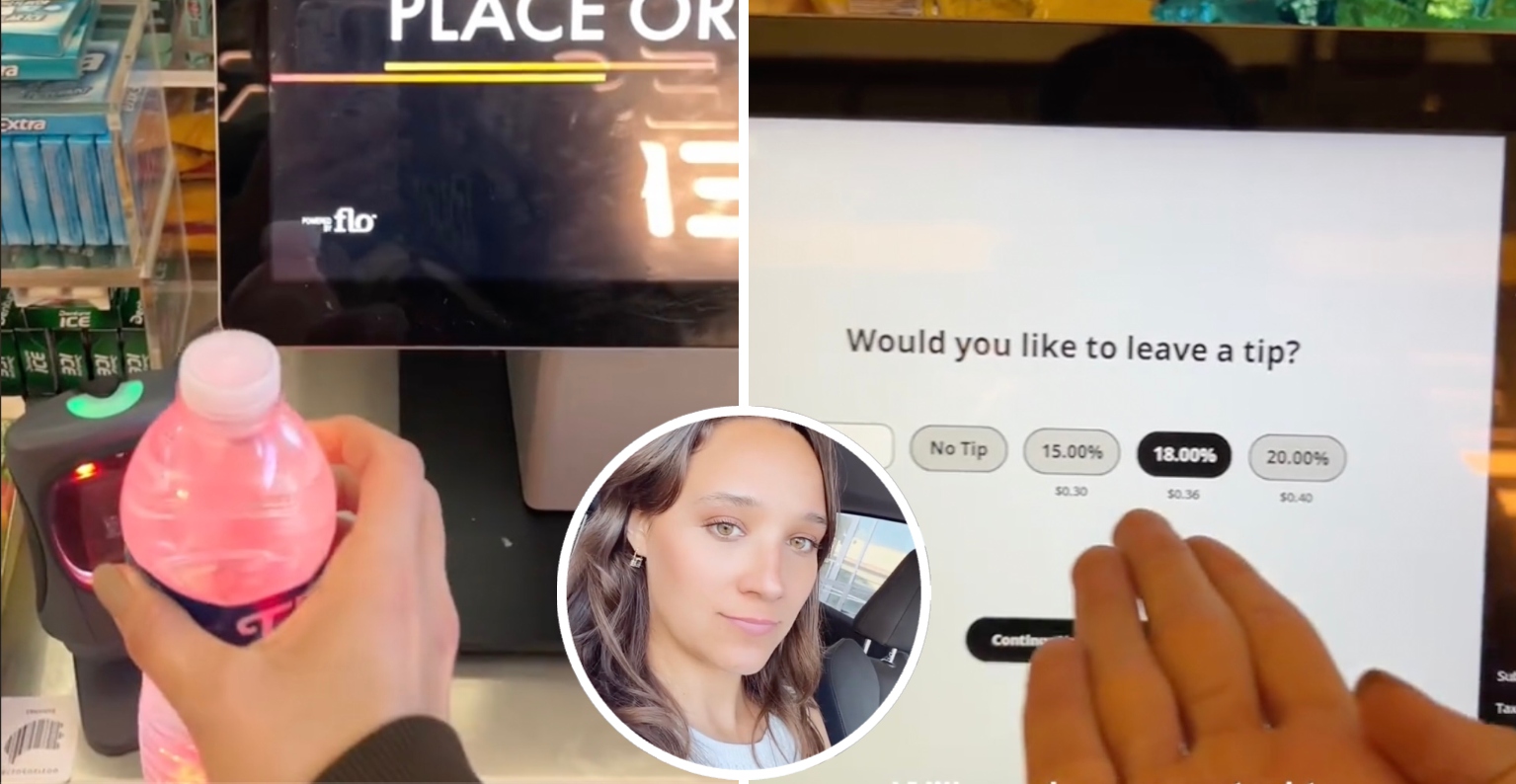 Woman Outraged After Self-Checkout Machine Asked Her To Tip While ...