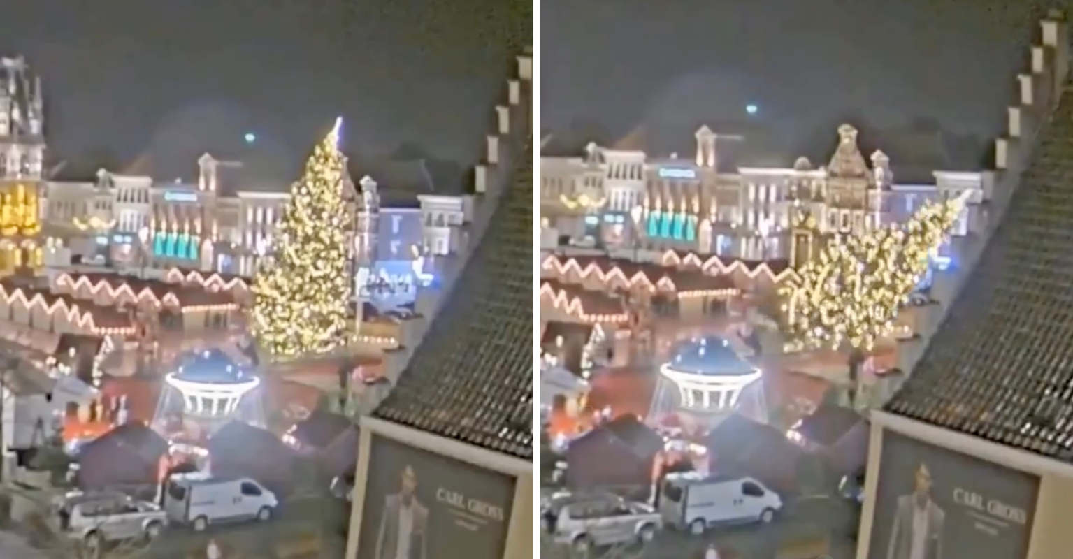 Woman, 63, Killed By Falling 65ft Christmas Tree At Festive Market