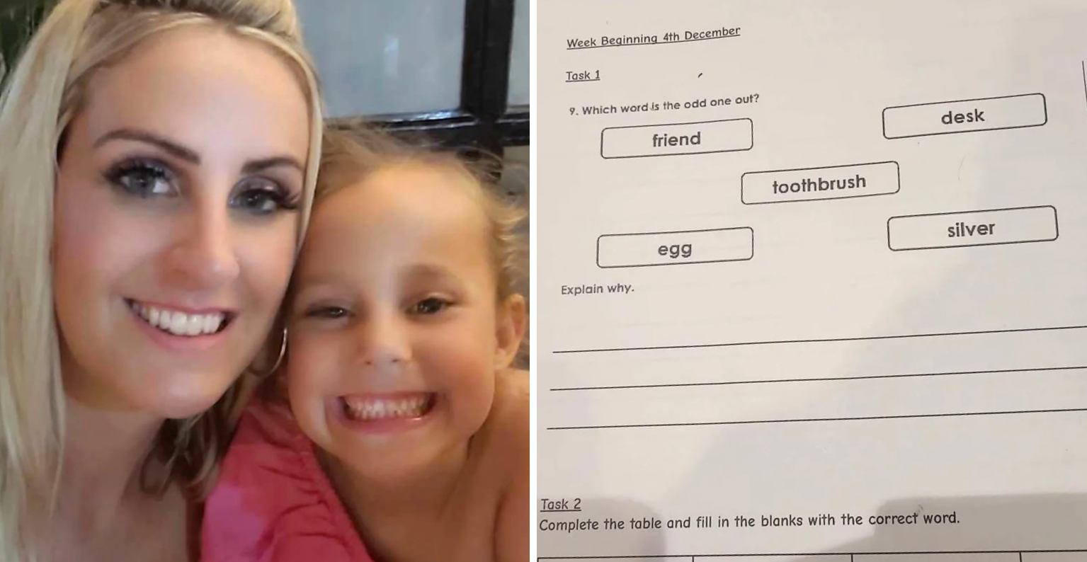 1st Grader's Homework Stumps Mom, So She Turns To Social Media For Help
