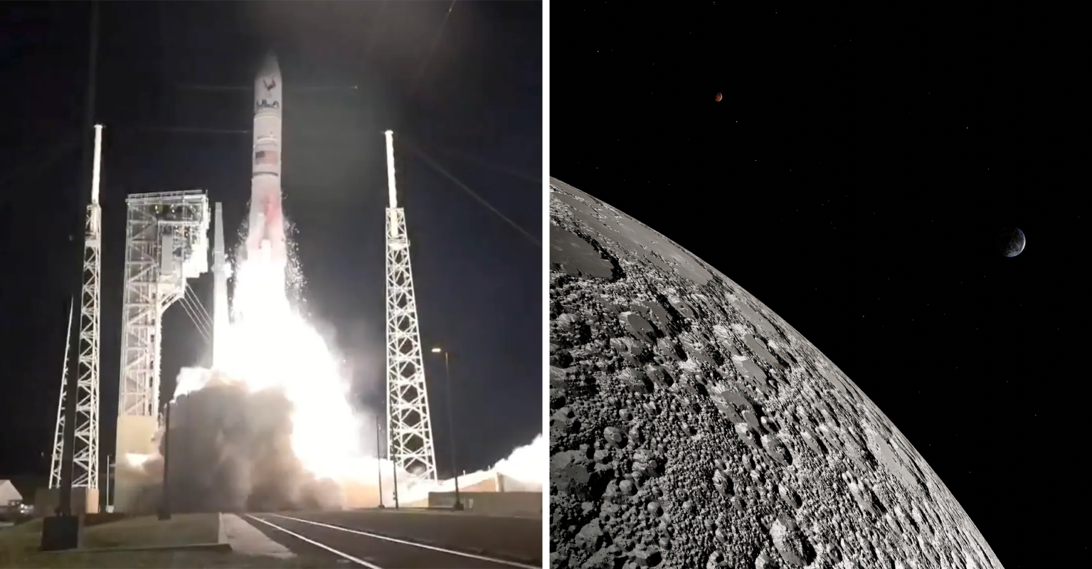 NASA Launches First Mission Aiming To Land On The Moon Since 1972