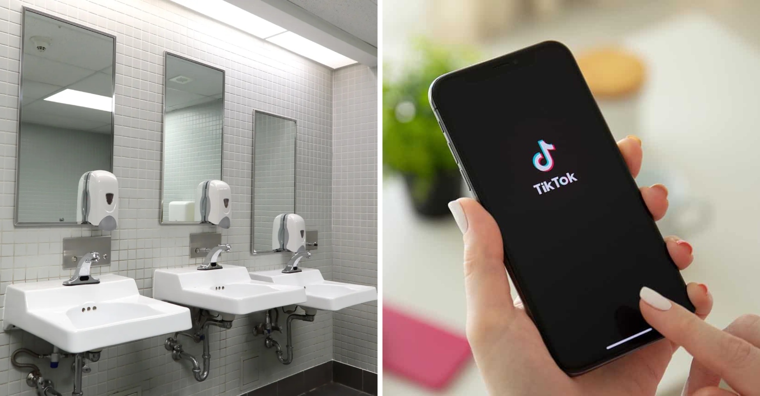 North Carolina School Removes Mirrors From Bathrooms So Students 'Can't Film TikToks'