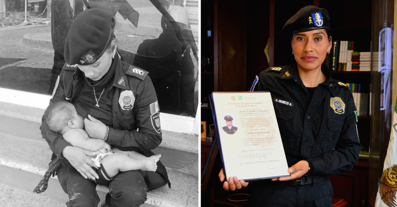 Cop Is Promoted After Breastfeeding Starving Baby Rescued After ...