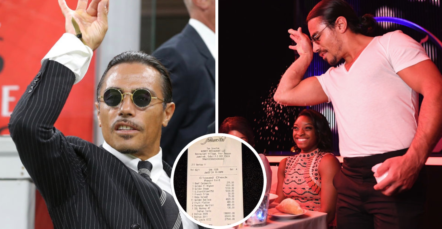 Salt Bae Faces Backlash After Showing Off 'Obscene' $109,000 Bill From ...