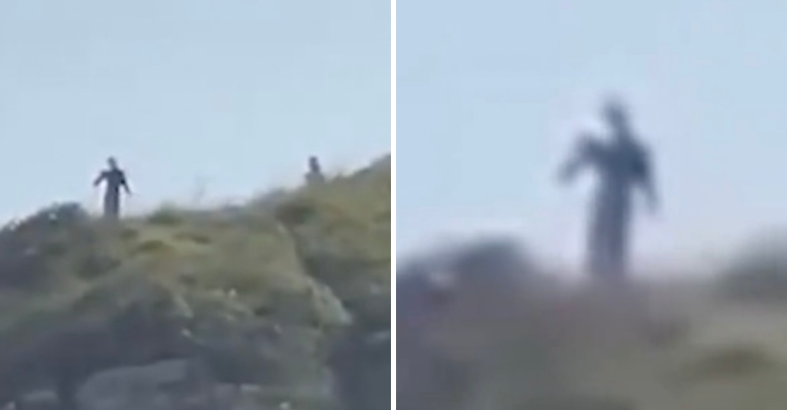 Hikers Spot Bizarre '10ft Tall Aliens' - Days After Miami Allegations