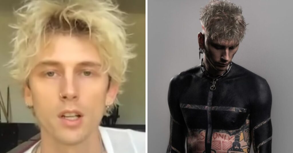 Heartfelt Meaning Behind Machine Gun Kelly's New Black-Out Tattoos