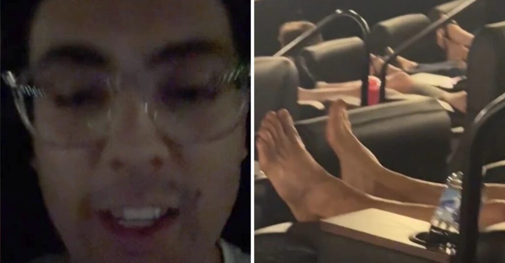 Couple Leave Cinemagoers Horrified After Putting Up Their Bare Feet For ...