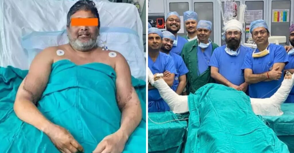 Man Undergoes Miraculous Double Hand Transplant Following Freak Accident